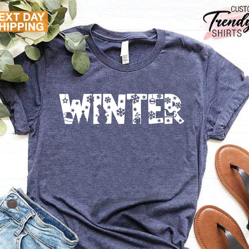 Winter Tshirt - Etsy