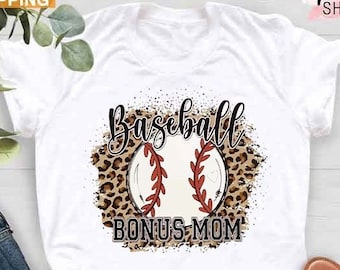 Baseball Bonus Mom Shirt - Etsy