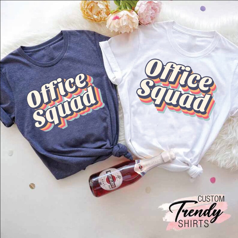 Office Staff Shirts Coworker Gift Office Squad T-shirt - Etsy