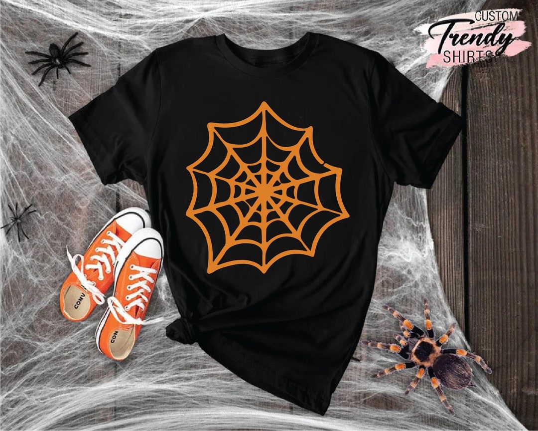 Halloween Shirt, Spider Web Halloween Shirt, Spider Shirt, Funny ...