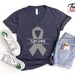 Brain Cancer Shirt, Team Cancer Shirt, Custom Brain Cancer Shirt, Gray ...