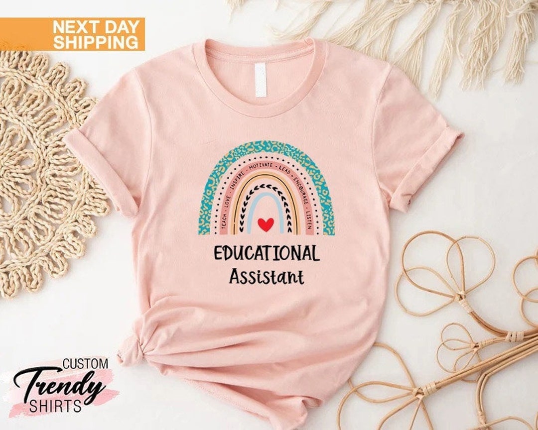 Educational Assistant Shirt, Teacher Assistant Gift, Instructional ...