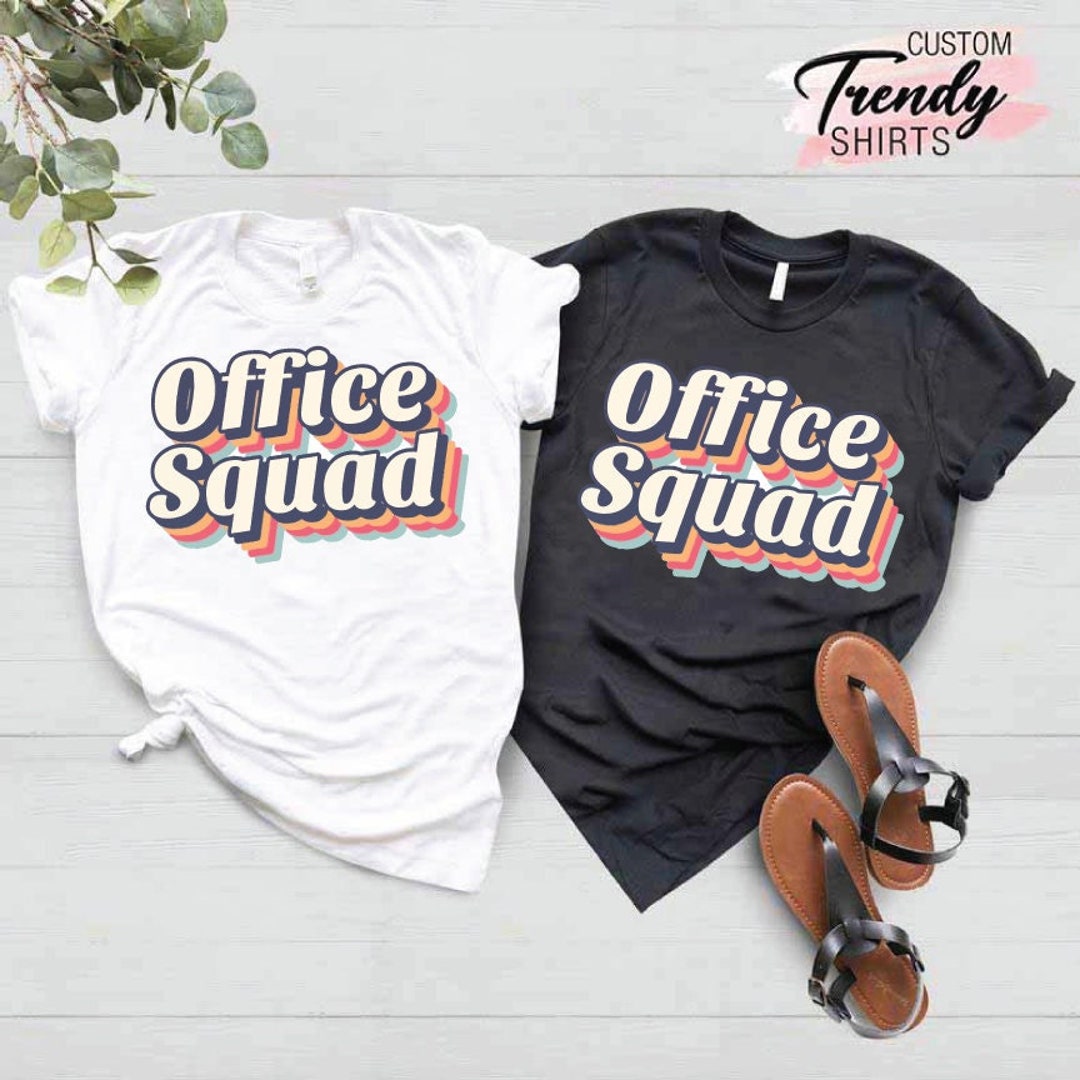 Office Staff Shirts, Coworker Gift, Office Squad T-shirt ...