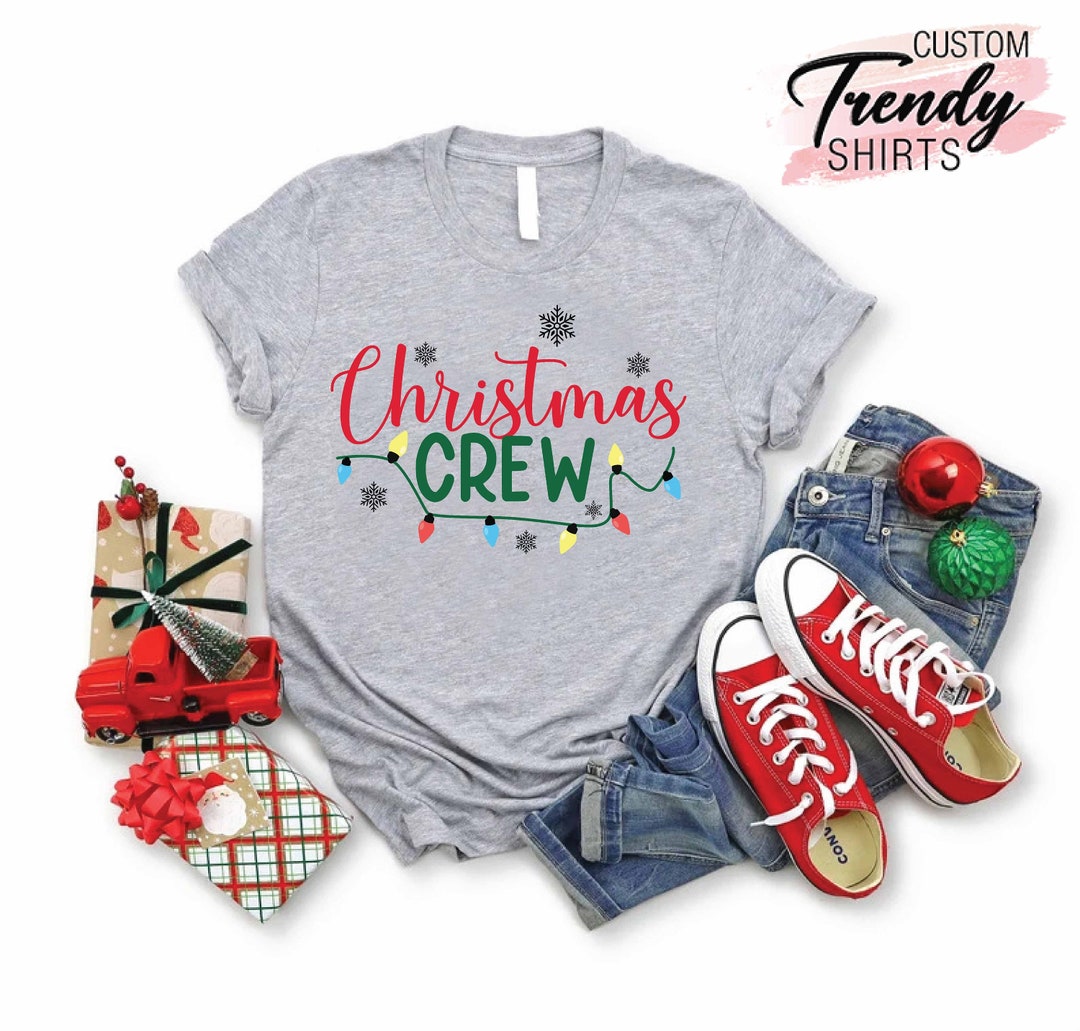 Christmas Crew Shirt,christmas Light Shirt,family Matching Christmas ...