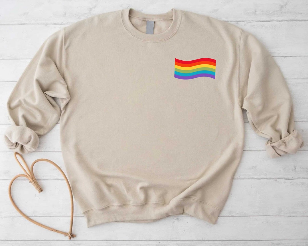 LGBT Sweatshirt,pride Flag Sweater,lgbt Flag Shirt, Lgbt Support Tee ...