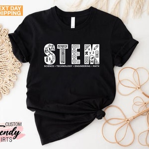 STEM Shirt for Teachers, Gift for Teacher, Women in Science, STEM ...