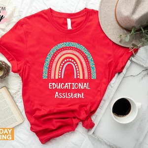 Educational Assistant Shirt, Teacher Assistant Gift, Instructional ...