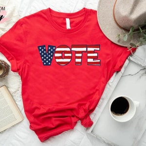 Vote Shirt, USA Flag Shirt, Election 2024 Shirt, Vote Gift, America ...