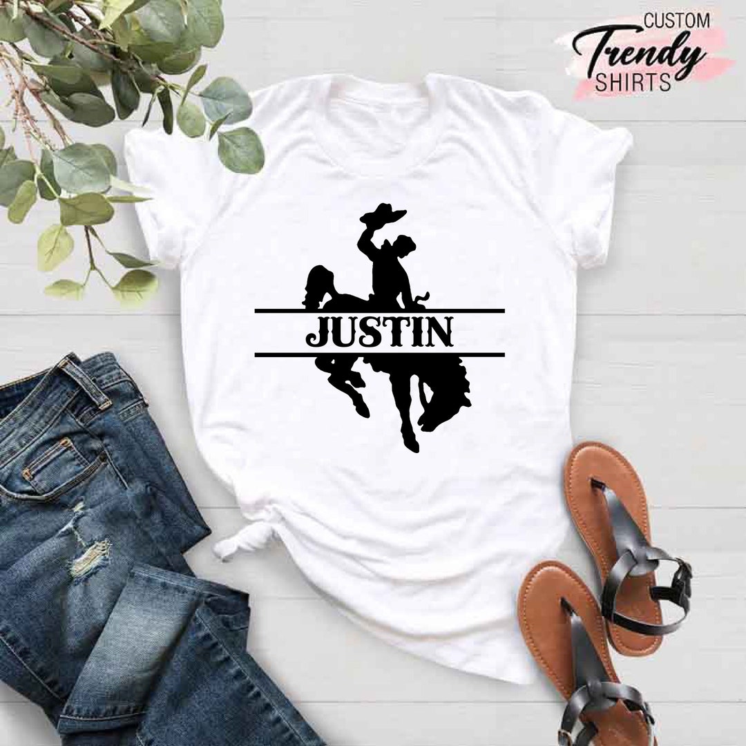 Custom Cowboy Shirt, Rodeo Gifts, Cowboy Rodeo Shirt, Personalized ...