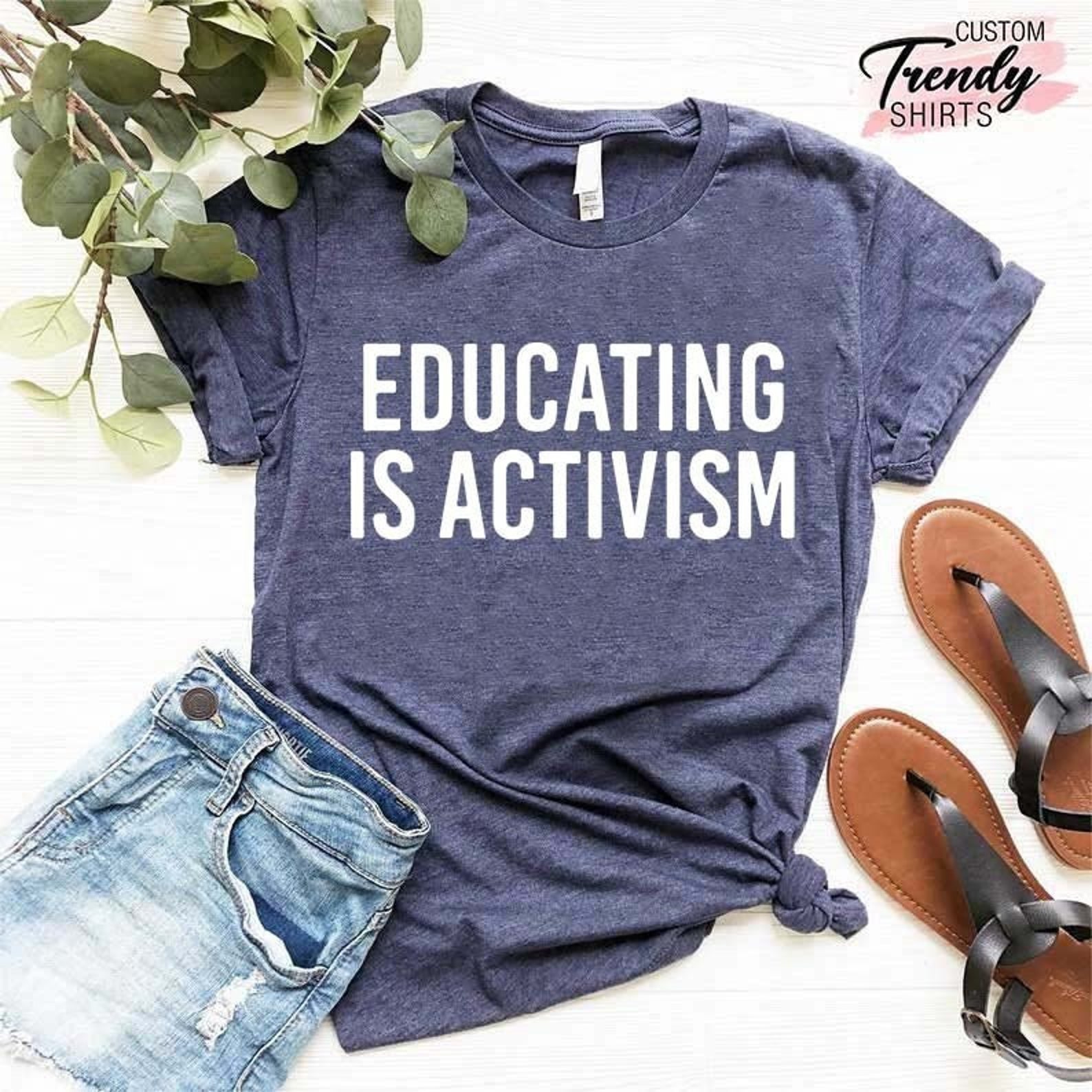 Teacher Gift Social Justice Shirt Activist Tee Educating is - Etsy