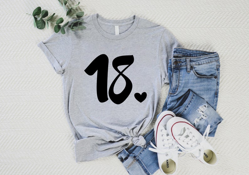 18th Birthday Shirt 18th Birthday Outfit 18 Years Old Shirt - Etsy