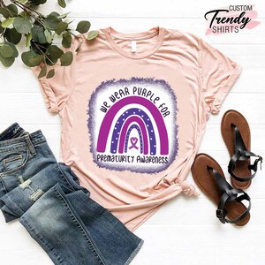Prematurity Awareness Shirt, NICU Nurse Shirt, Purple Ribbon Shirt ...