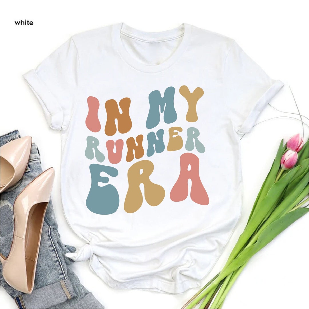 In My Runner Era Shirt, Funny Runner Shirt, Womens Running Shirts,funny ...