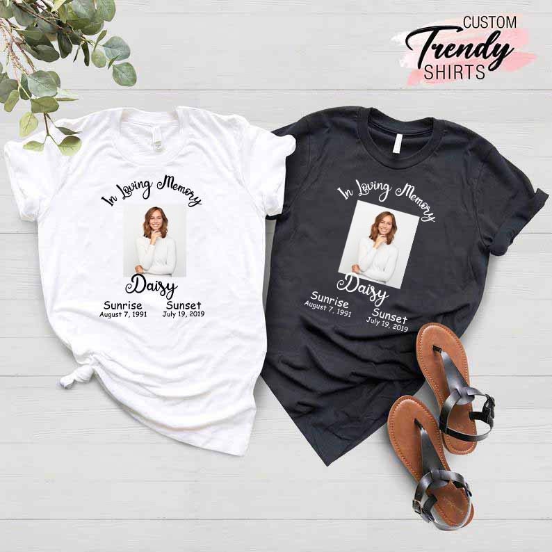 Custom Funeral Shirt Personalized Memorial T-shirt Grieving | Etsy