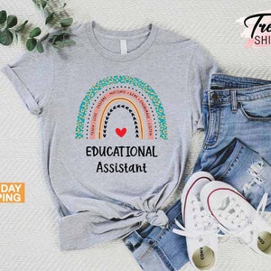 Educational Assistant Shirt, Teacher Assistant Gift, Instructional ...