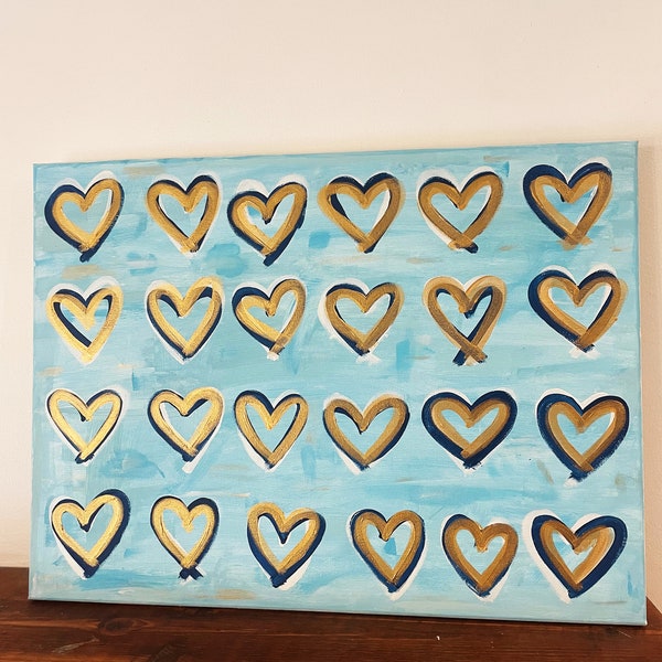 Heart Painting - Etsy