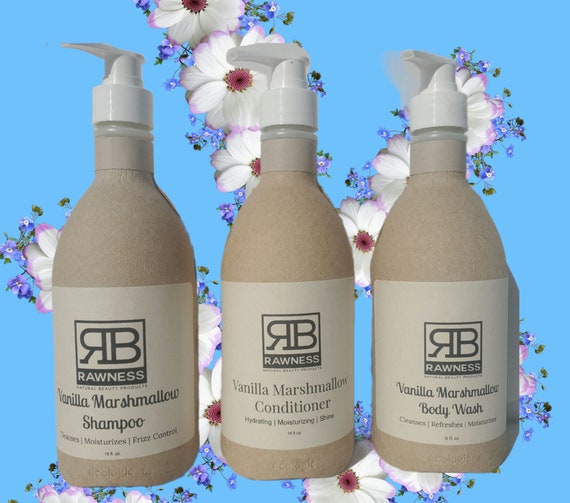 Vanilla Marshmallow Shampoo Conditioner Body Wash | Etsy