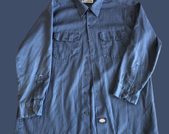 Dickie Button up Work Shirt - Etsy
