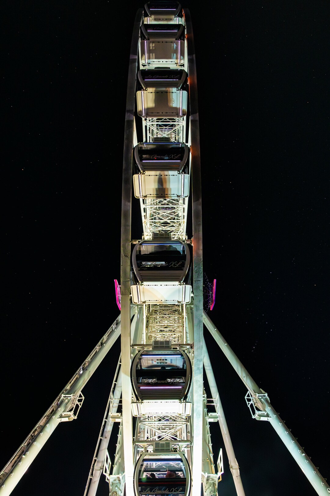 Spin City Lights: Ferris Wheel Magic at the Arizona State Fair Metal ...