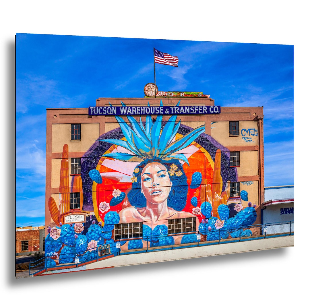 Tucson Mural Warehouse and Transfer Co Arizona Urban Photography Wall ...