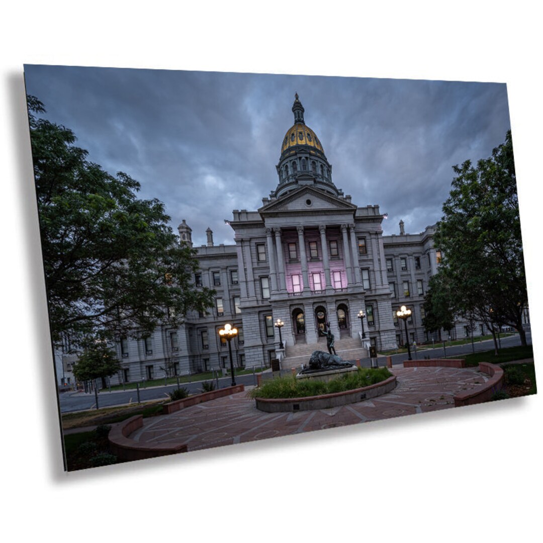Colorados Glowing Capitol: John Howland's Monument Denver Colorado ...