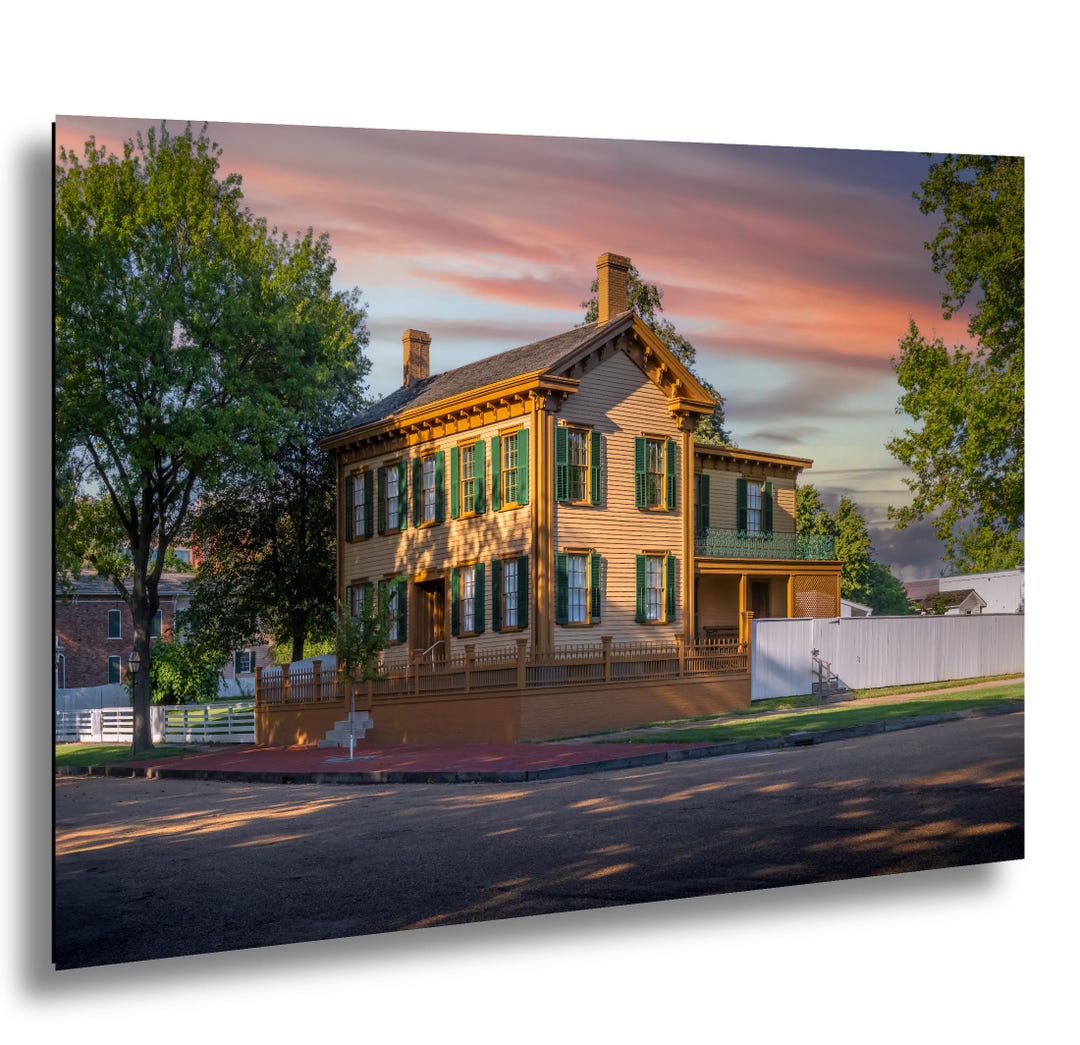 Lincoln Home Springfield Illinois Historic Site Photography Wall Art - Etsy