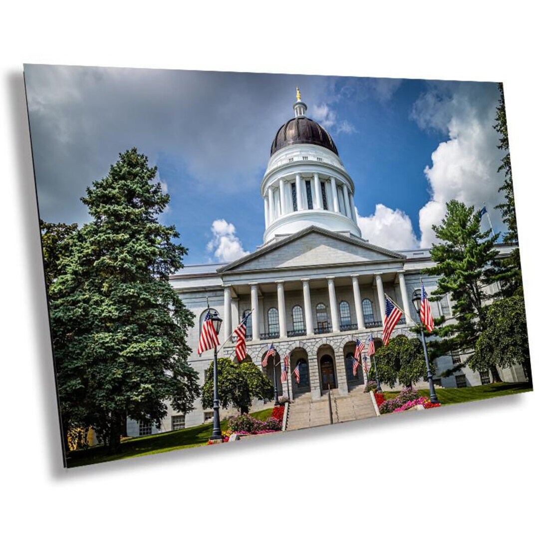 Maine State House Print: Augusta Capitol Building Fine Art Photography ...