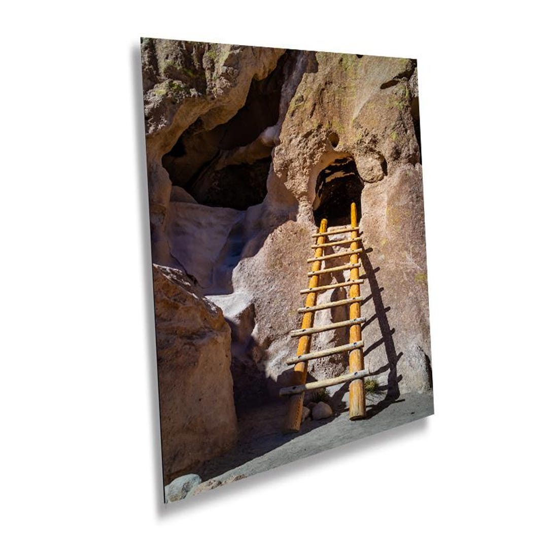 Steps to Ancient Homes: Wooden Ladders in Bandelier National Monument ...