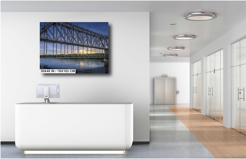 ASB Railroad Bridge Photo: Kansas City Missouri Steel Photography Wall ...