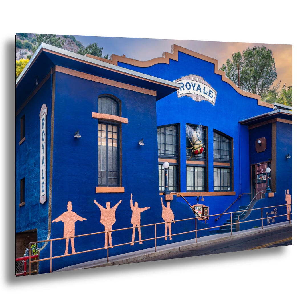 Bisbee Royale Theater Beatles Silhouette Mural Arizona Landmark ...