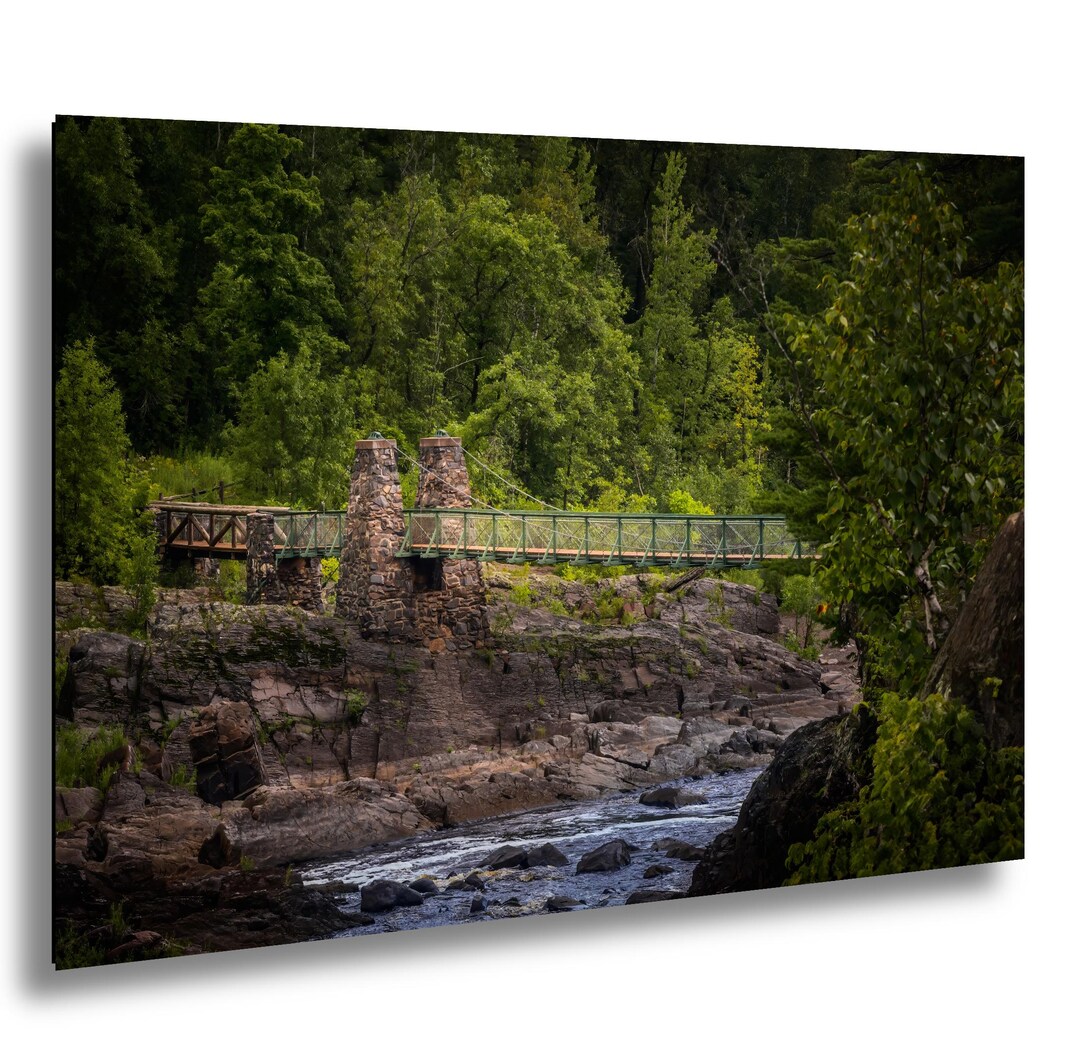 Swinging Bridge: Jay Cooke State Park, Minnesota Photography Wall Art ...
