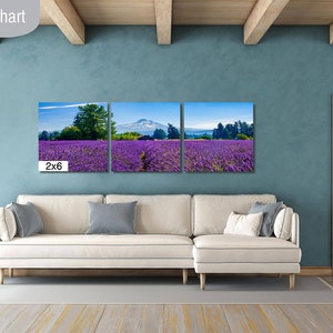 Lavender Dreams: Mt Hood Lavender Fields Wall Art Print Flower ...