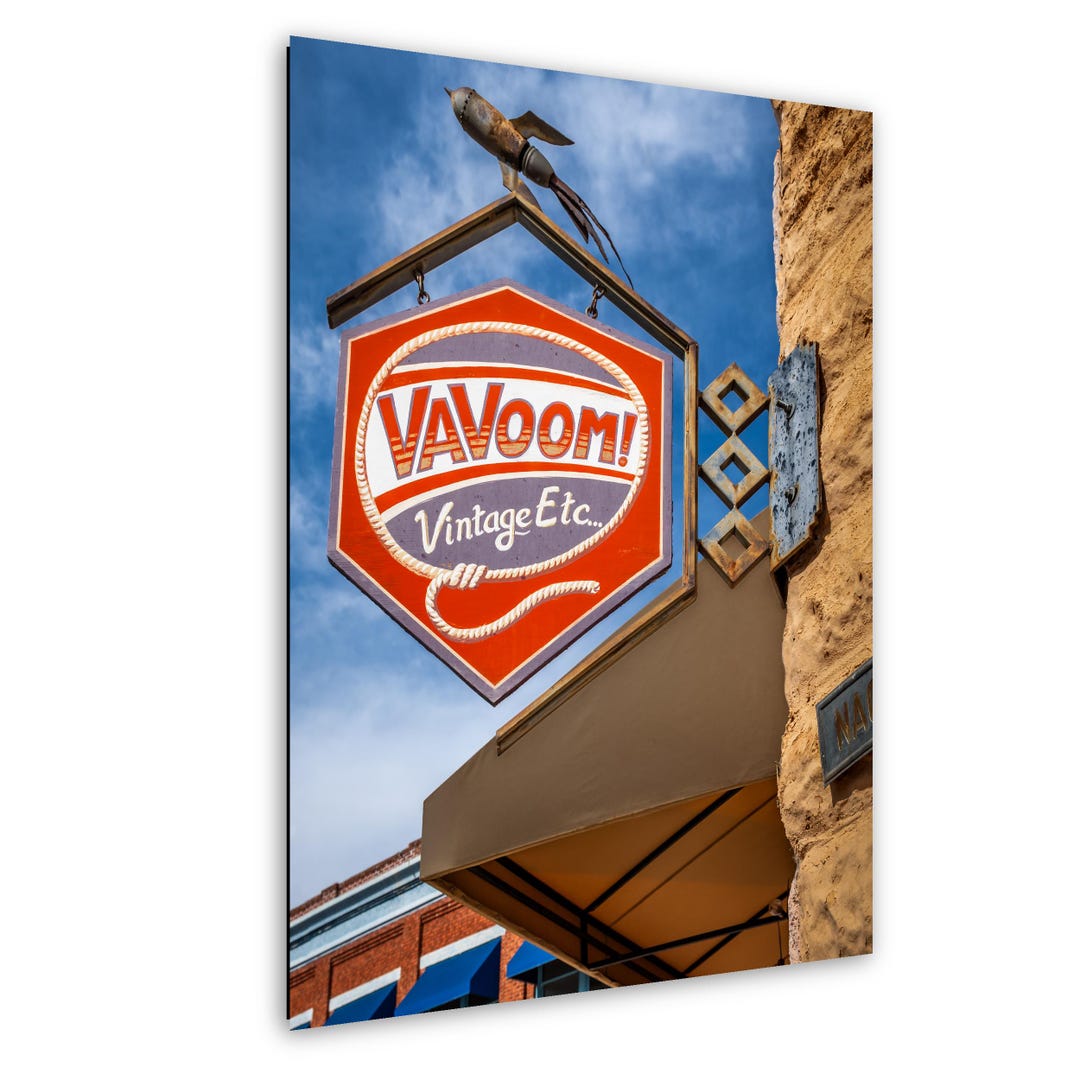 Bisbee Vavoom Vintage Sign Retro Storefront Arizona Photography Wall ...
