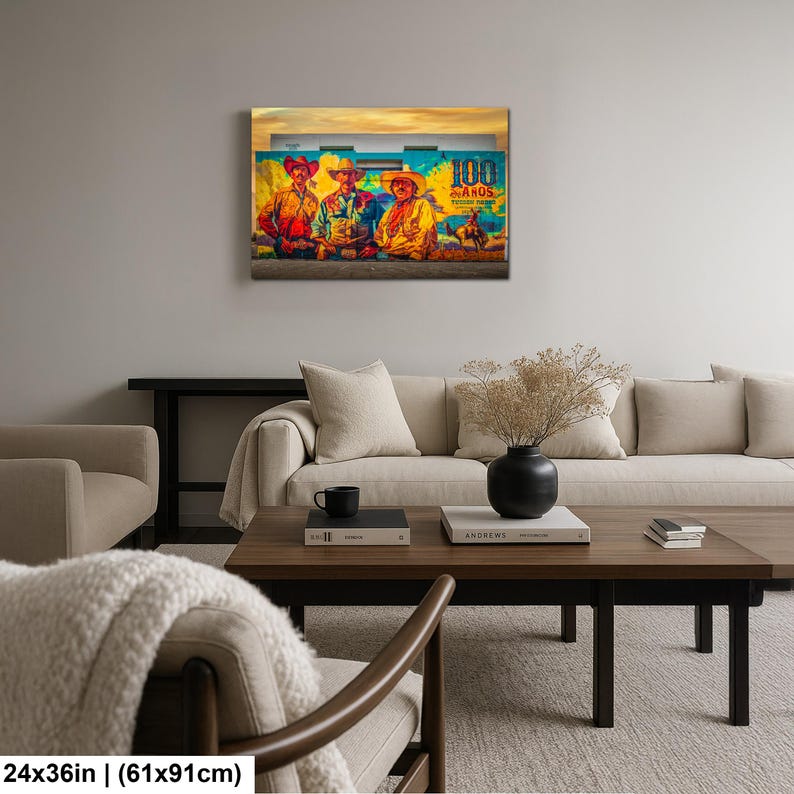 Tucson Rodeo Centennial Mural Photography Print – Western Cowboys ...