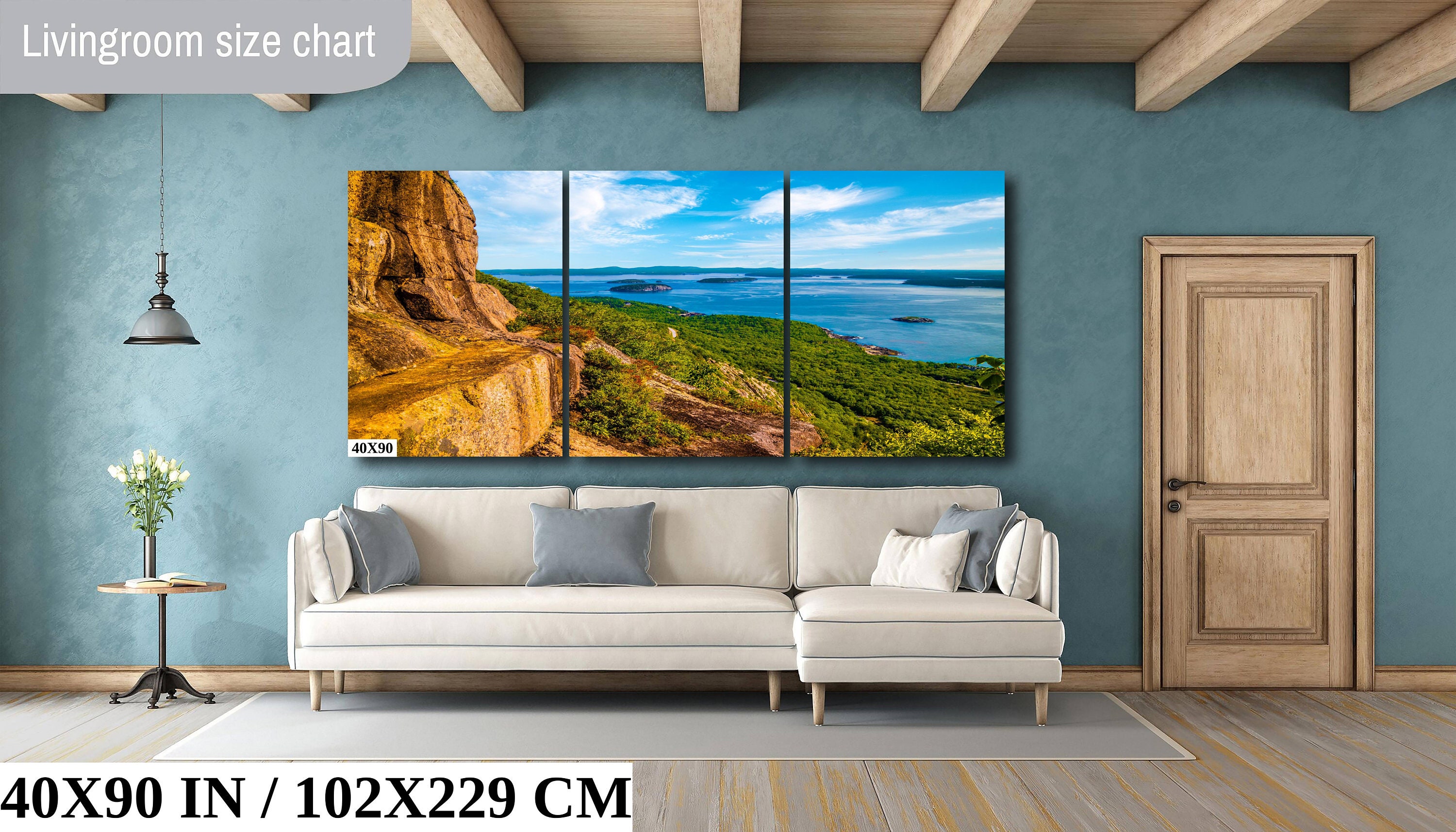 Vertical Wonder: the Precipice Trail in Acadia National Park Wall Art Maine Landscape ...