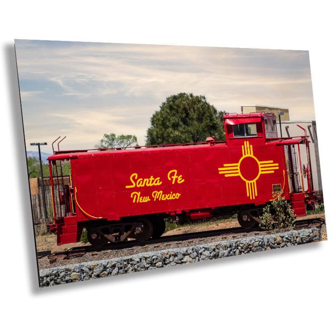 Santa Fe Southern Railway Caboose Print: New Mexico Historic Wall Art ...
