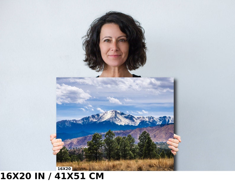 Pikes Peak Colorado Print: Mountain Landscape Photography Wall Art - Etsy