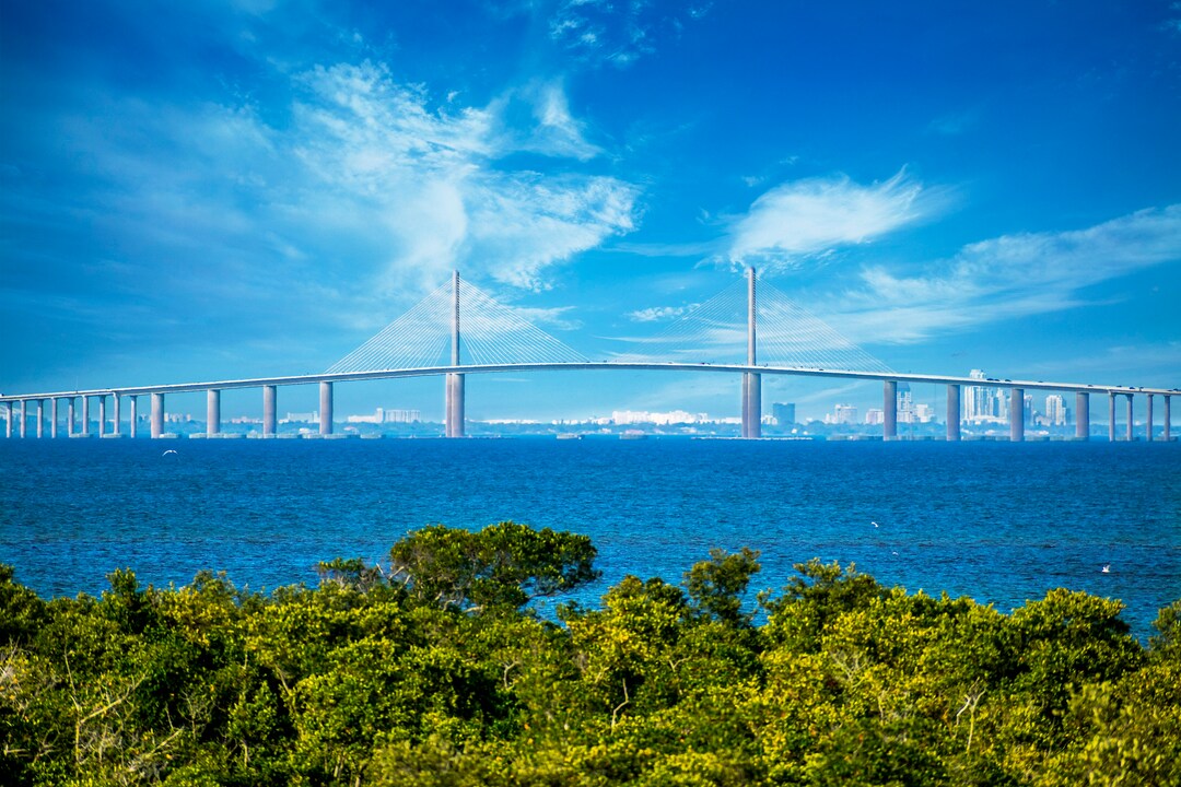 Bridging Horizons: Sunshine Skyway Bridge Florida Architecture ...
