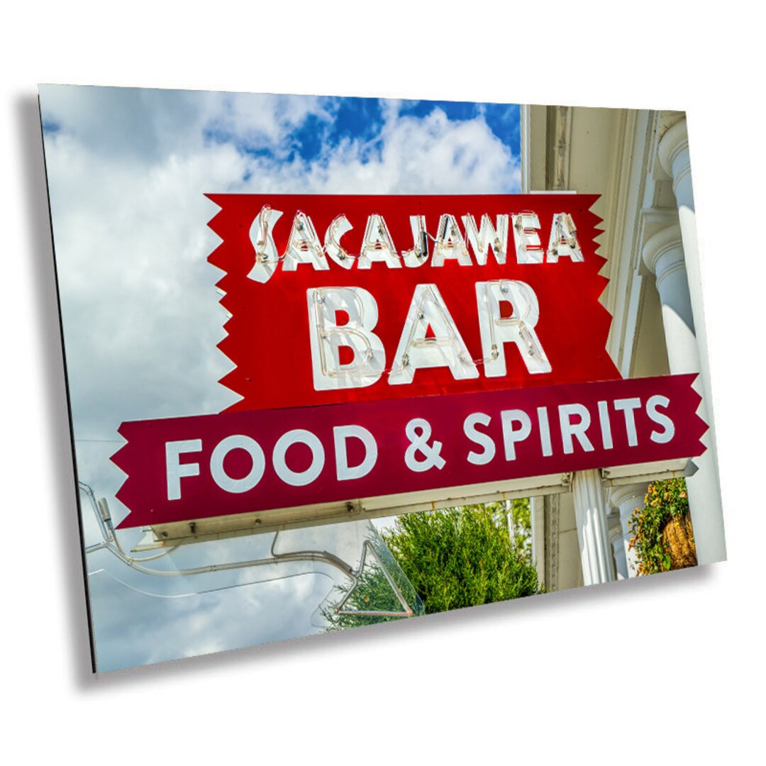 Sacajawea Bar Sign Print: Three Forks Montana Landmark Photography - Etsy