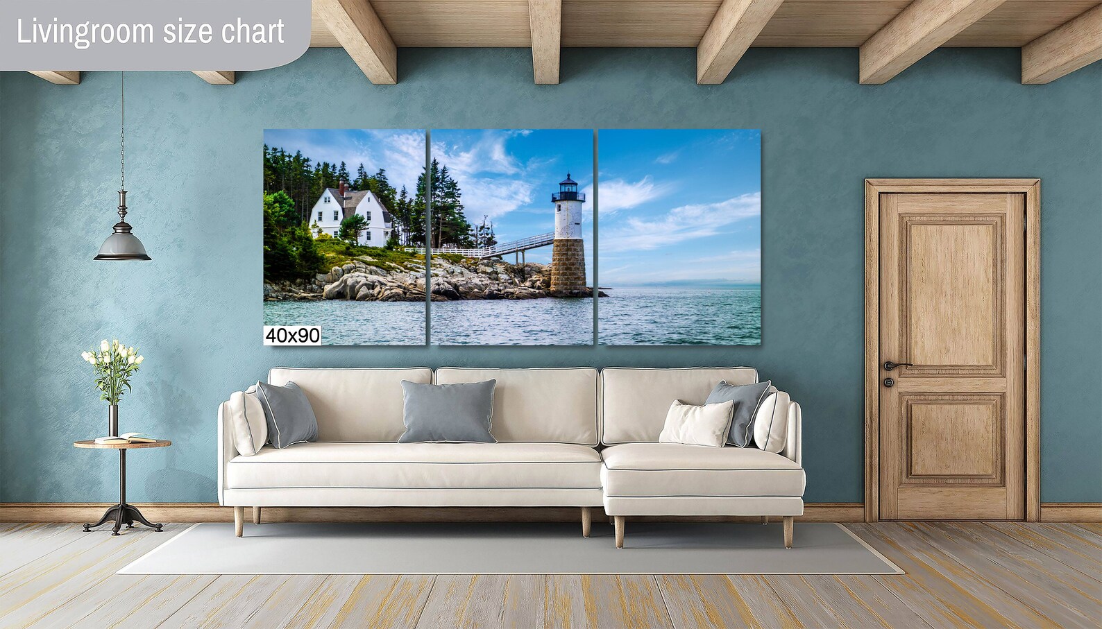 Coastal Charm: Isle Au Haut Lighthouse Acadia National Park Nautical ...