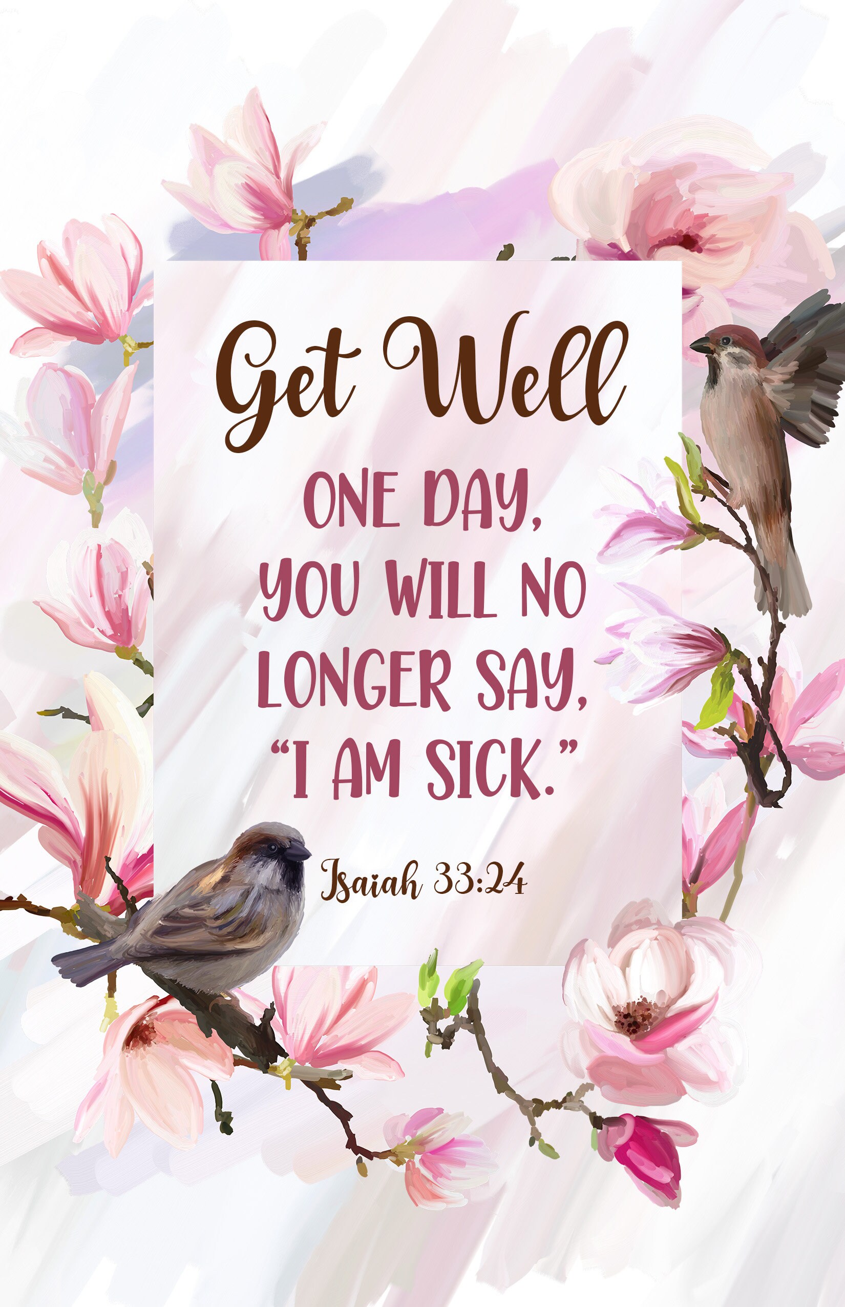 Get Well Encouragement Card Digital Download JW Gifts JW Greeting Cards ...