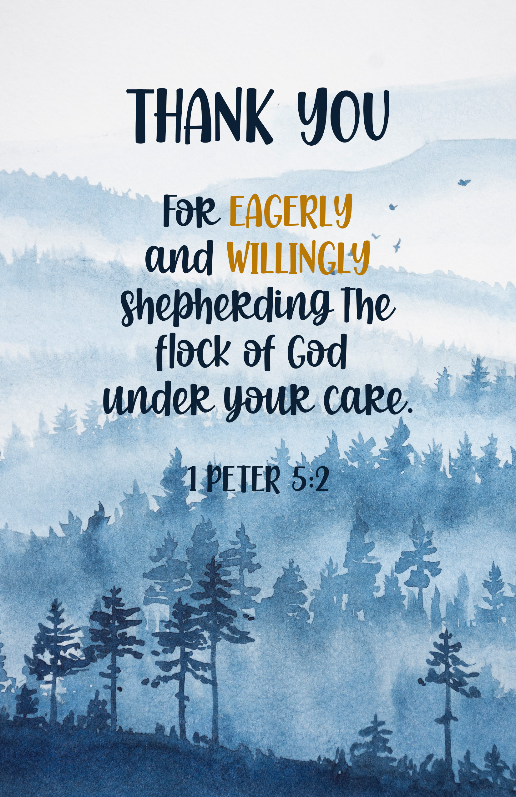 Elder Thank You Card Shepherd Appreciation Digital Download JW Gifts JW ...