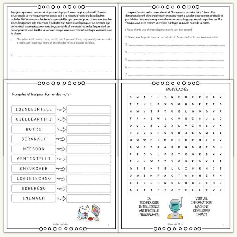 Artificial Intelligence: French Reading Comprehension & Writing ...