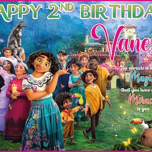 Encanto Birthday Banner Personalized Encanto Party - Etsy