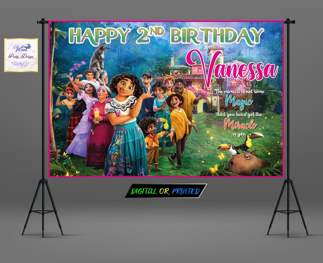 Encanto Birthday Banner Personalized Encanto Party - Etsy