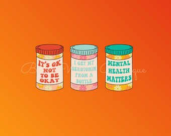 Pill Bottle Sticker | Etsy