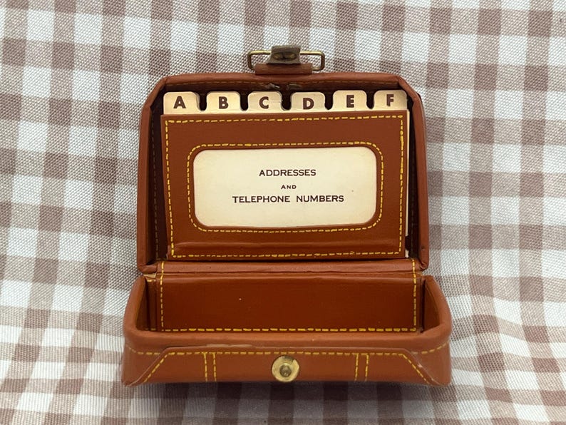 Mini Suitcase Address Book - Etsy