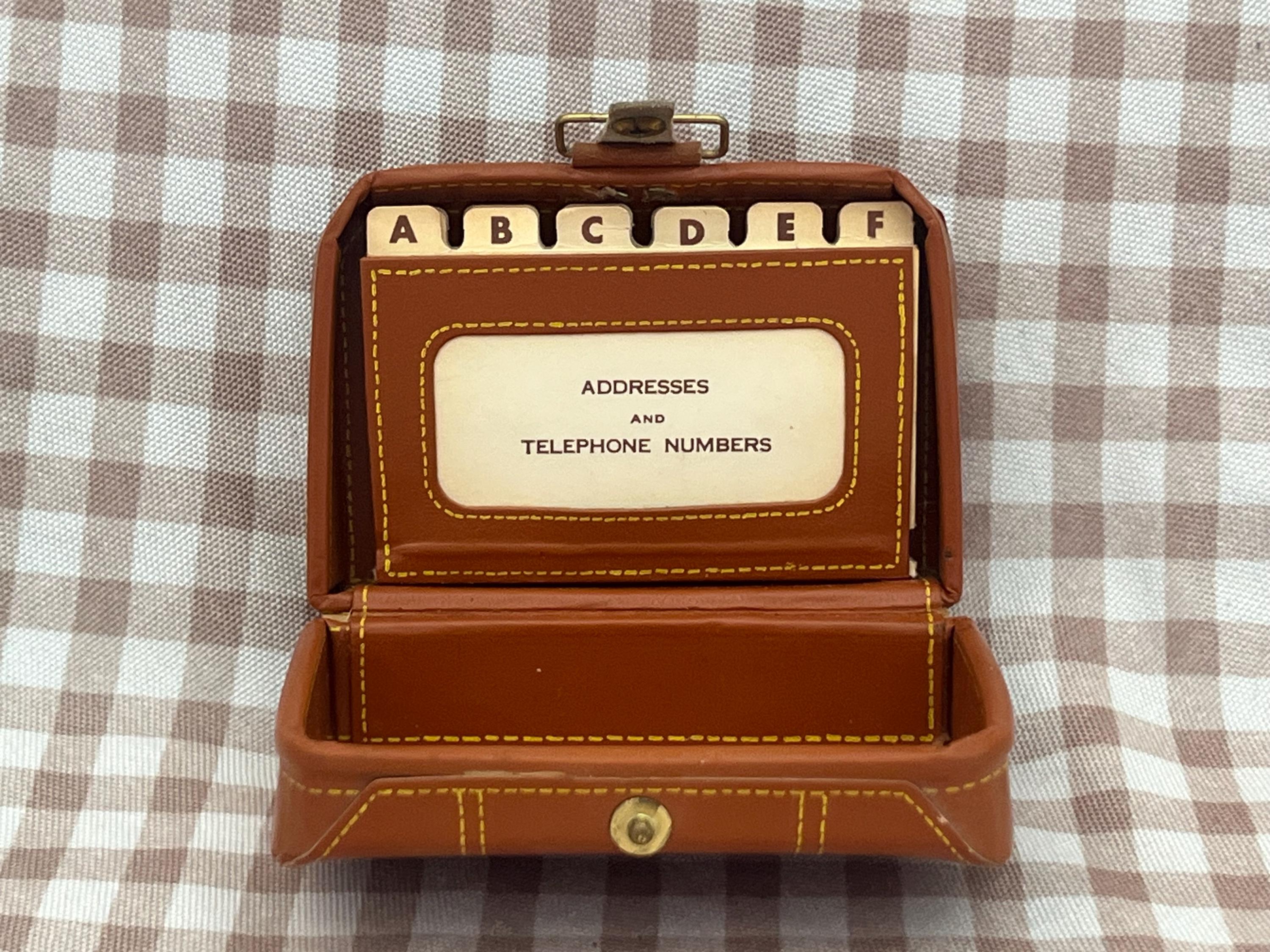 Mini Suitcase Address Book - Etsy