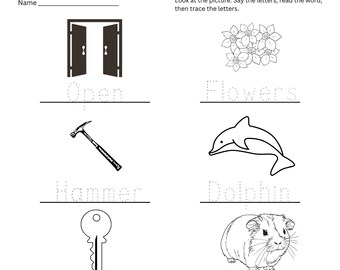 8 Printable First Grade Spelling Writing Worksheets - Etsy UK