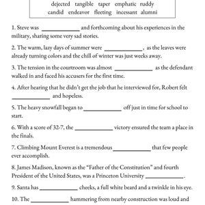 Context Clues Intermediate Level - Grades 6-8 - Middle School ...